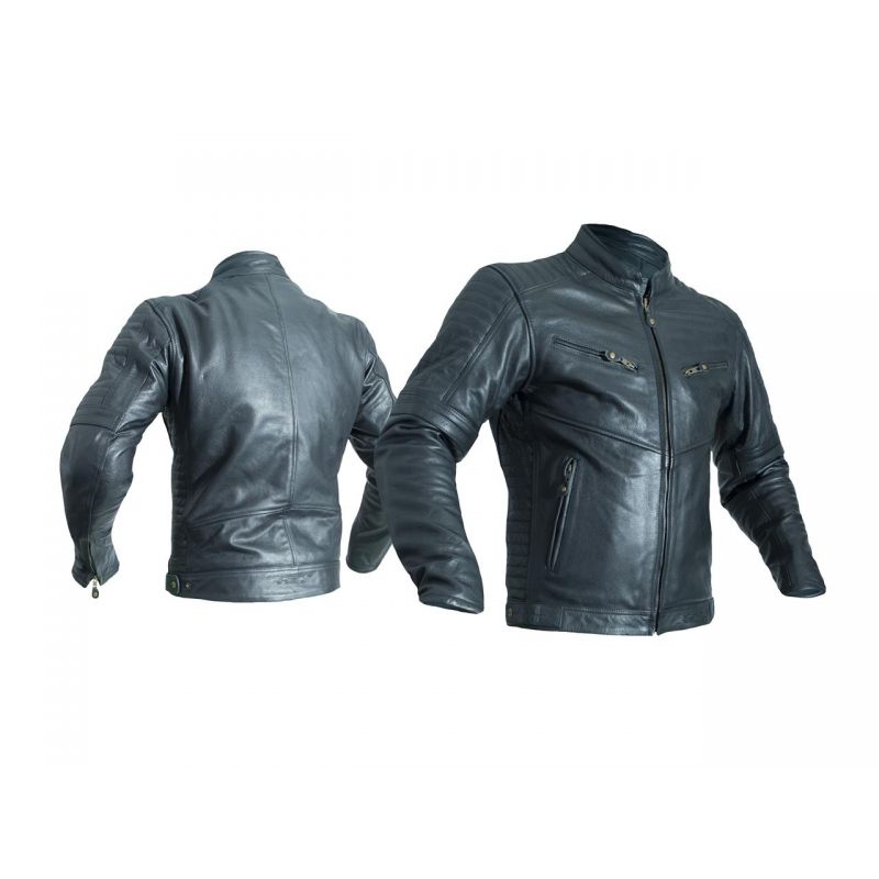 Vintage motorcycle jacket RST Interstate Leather IV was black man