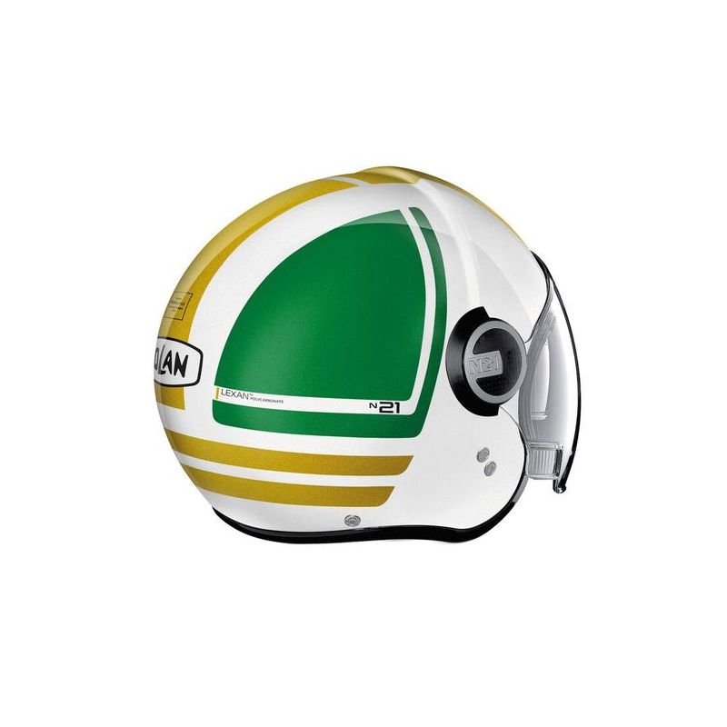 Casque N21 Visor Flybridge - Nolan Metal White 067 3XL