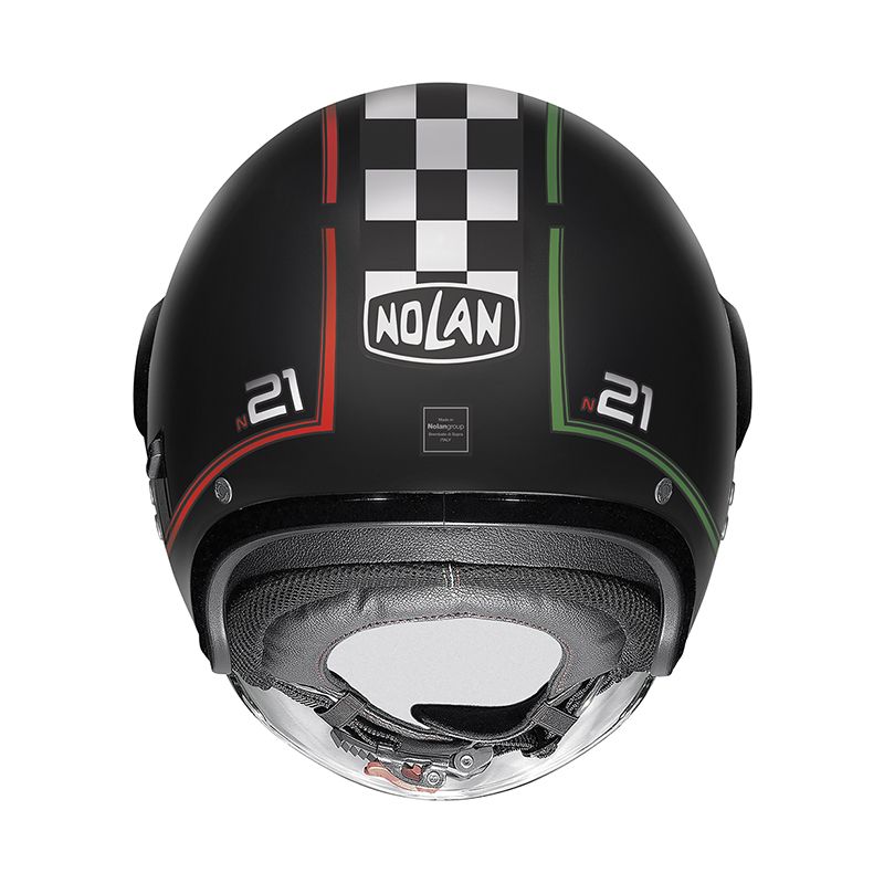 Casque N21 Visor Amarcord - Nolan Flat Black 112 3XL