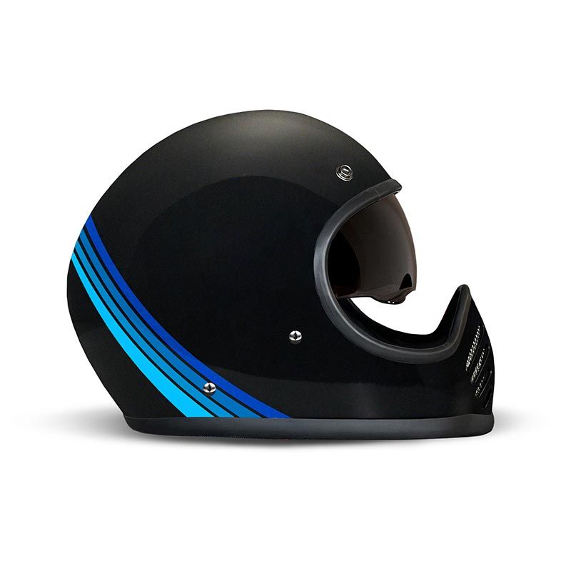 Casque moto vintage intégral Seventyseven Acqua - DMD
